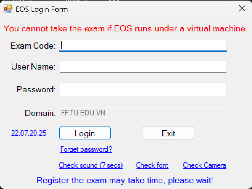 Hướng dẫn sử dụng phần mềm thi EOS_Client | How to login to the examination software EOS_Client